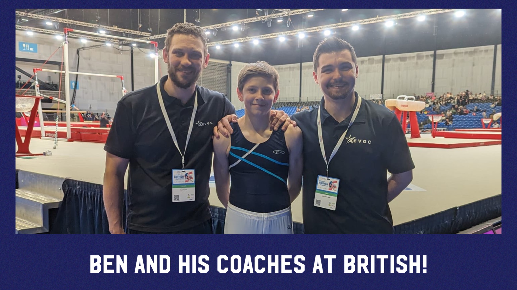 MARCH 2023 - BEN GOES TO BRITISH! - Erewash Valley Gymnastics Club